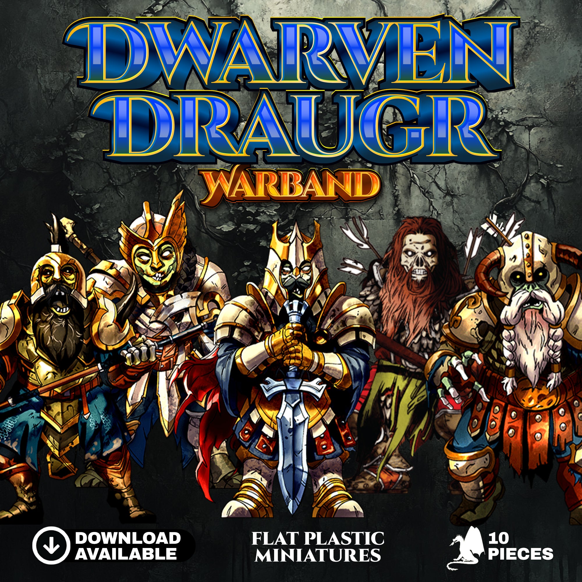 Dwarven Draugr - Warband 10p – Arcknight LLC