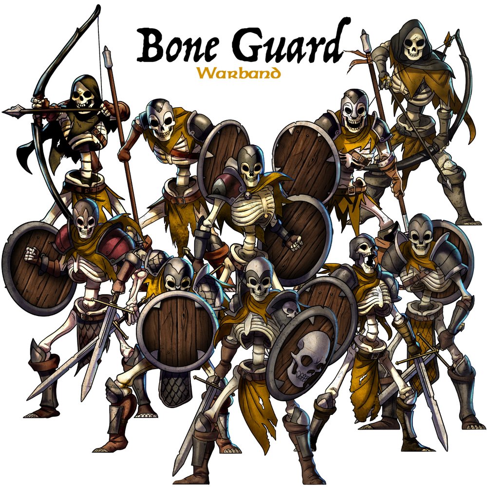 Bone Guard Warband - 10p – Mimic Dice