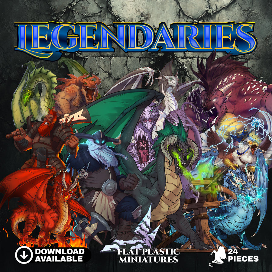 Flat Plastic Miniatures – Arcknight LLC