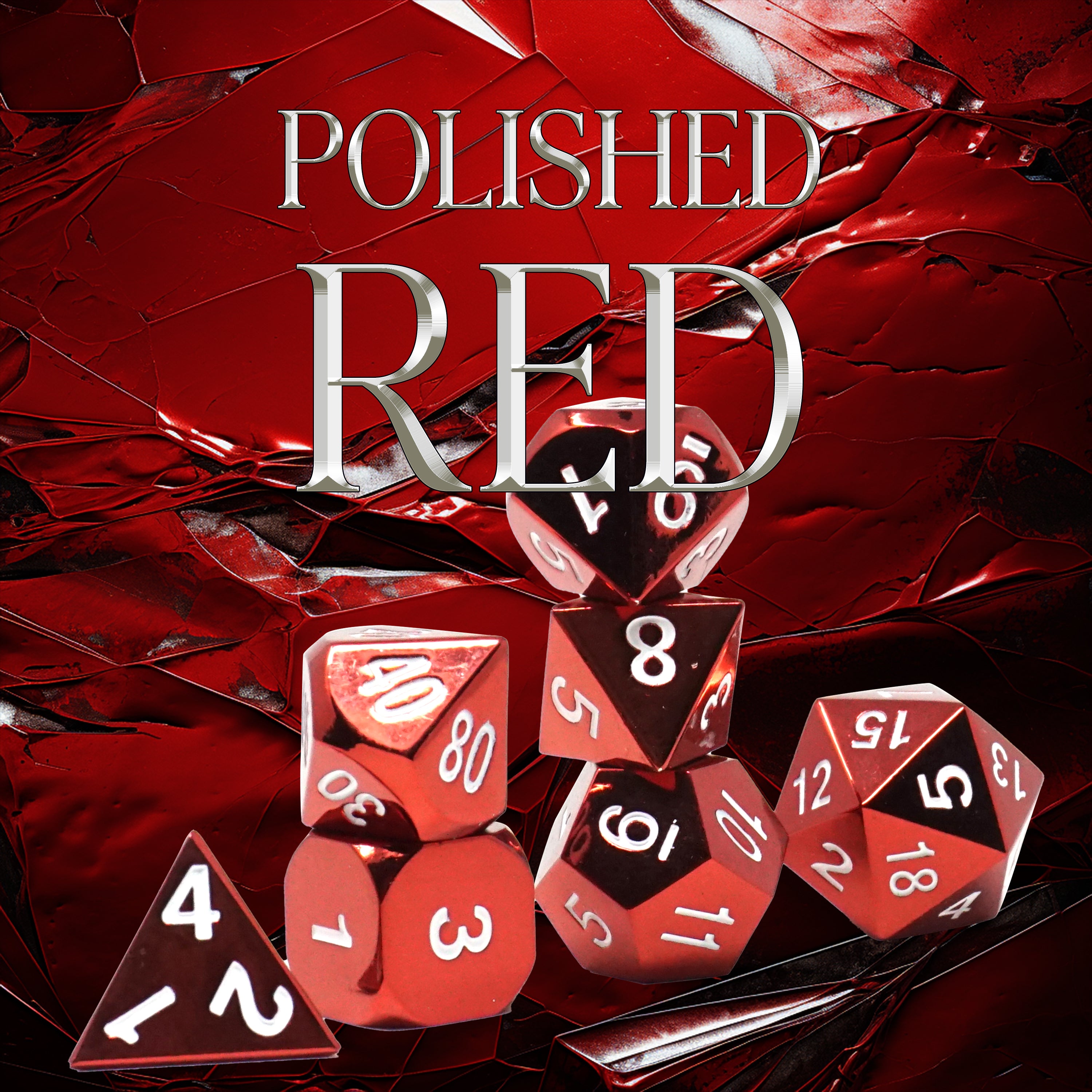 Polished Red Metal – Mimic Dice
