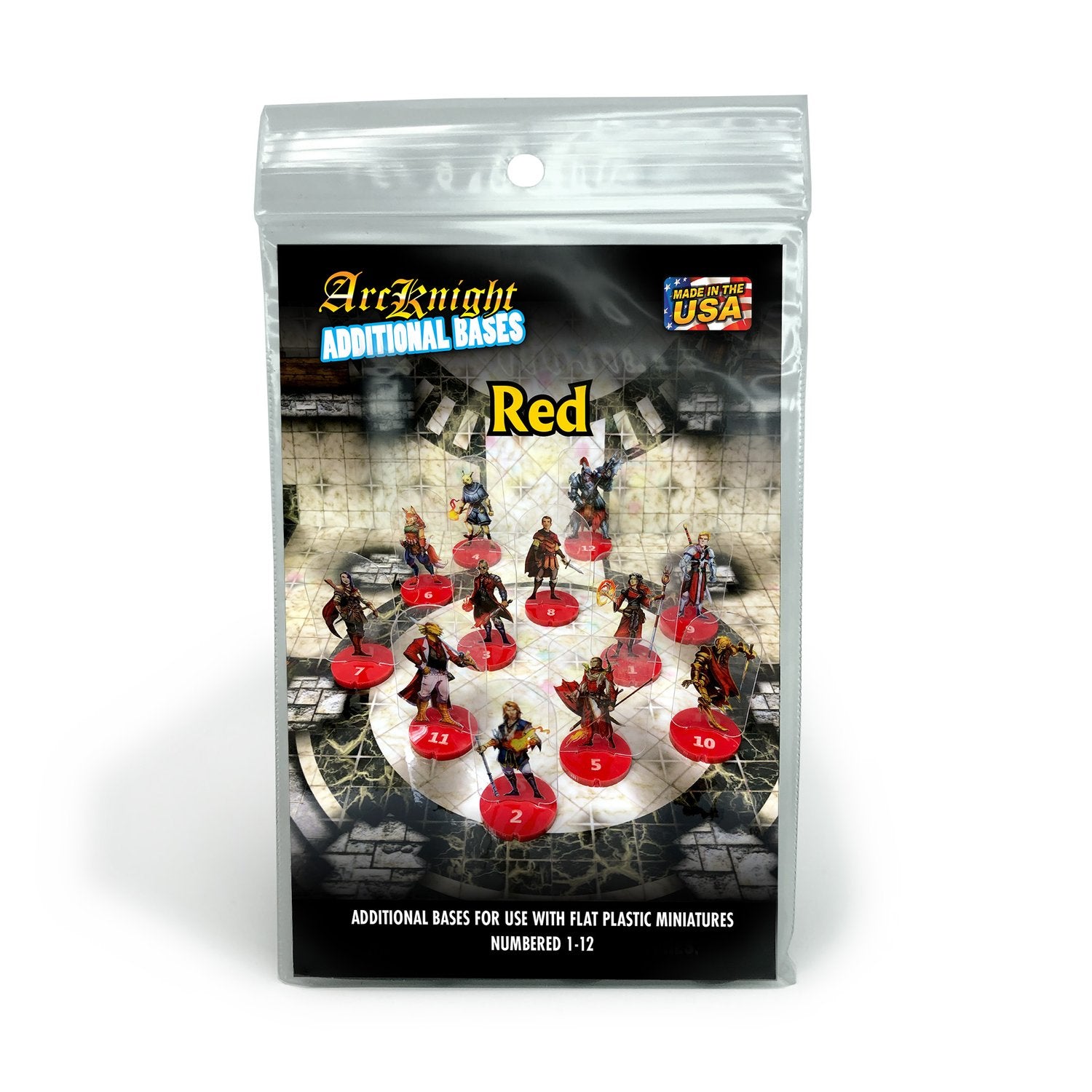 FPM - Red Numbered Bases | 1-12 – Arcknight LLC