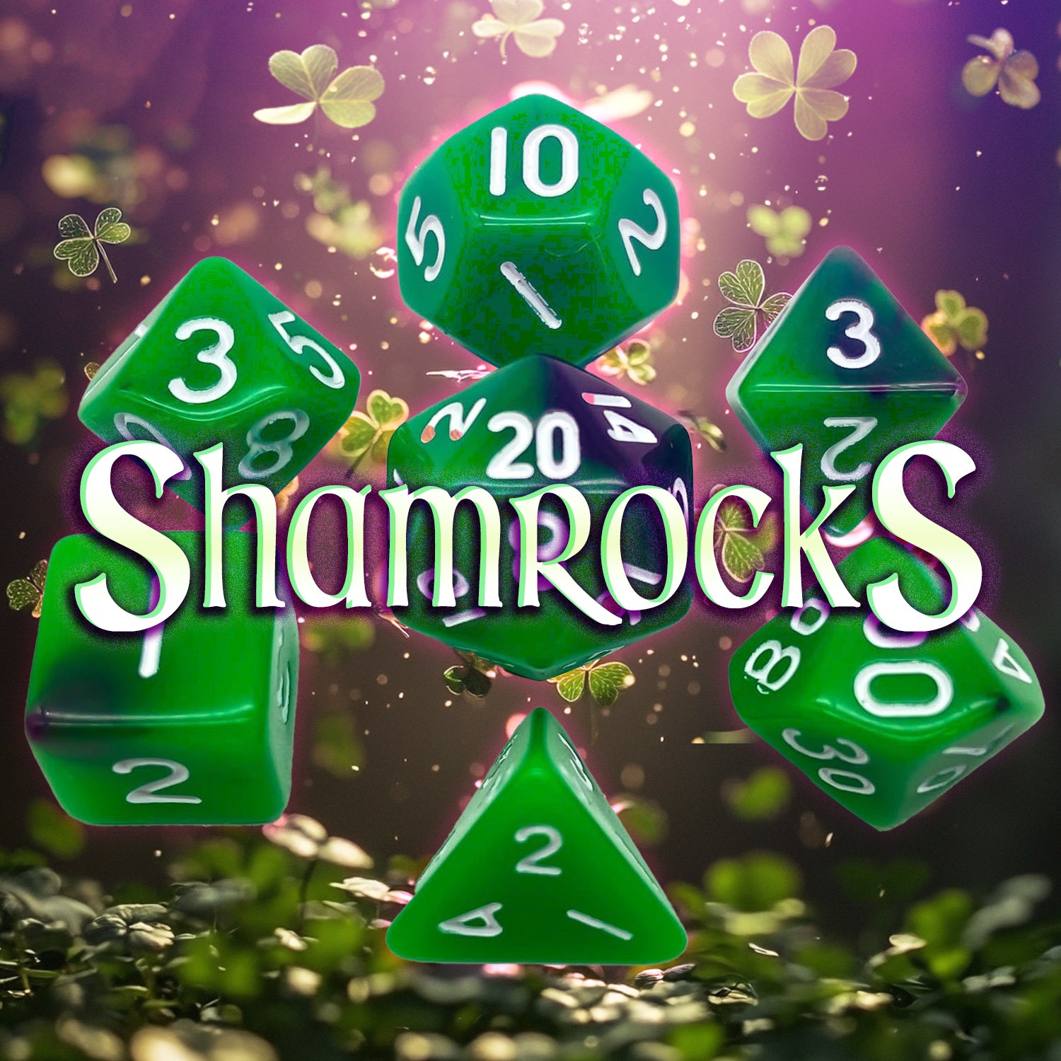 Shamrocks - Mini Acrylic – Arcknight LLC